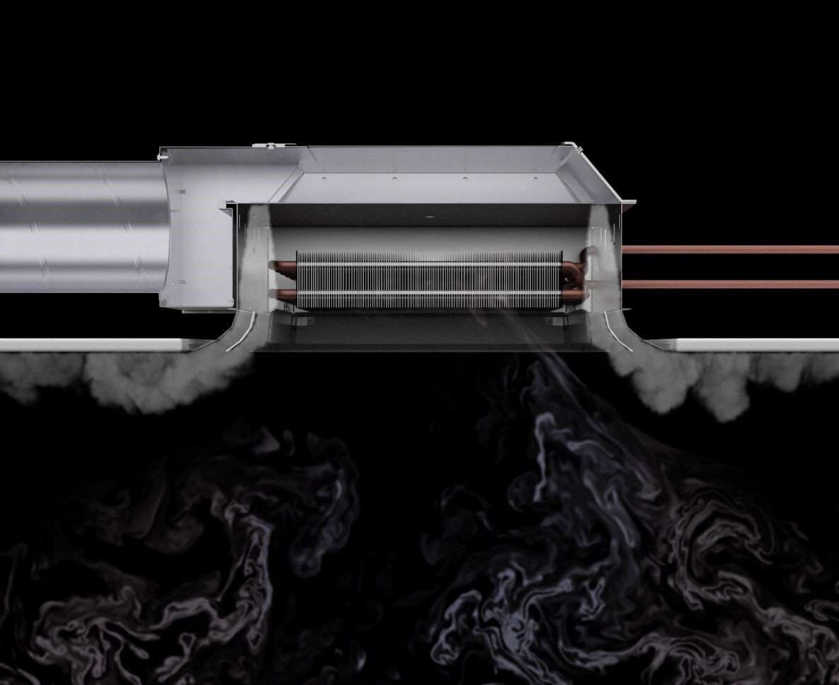 Heating from the ceiling does work – chilled beams are key